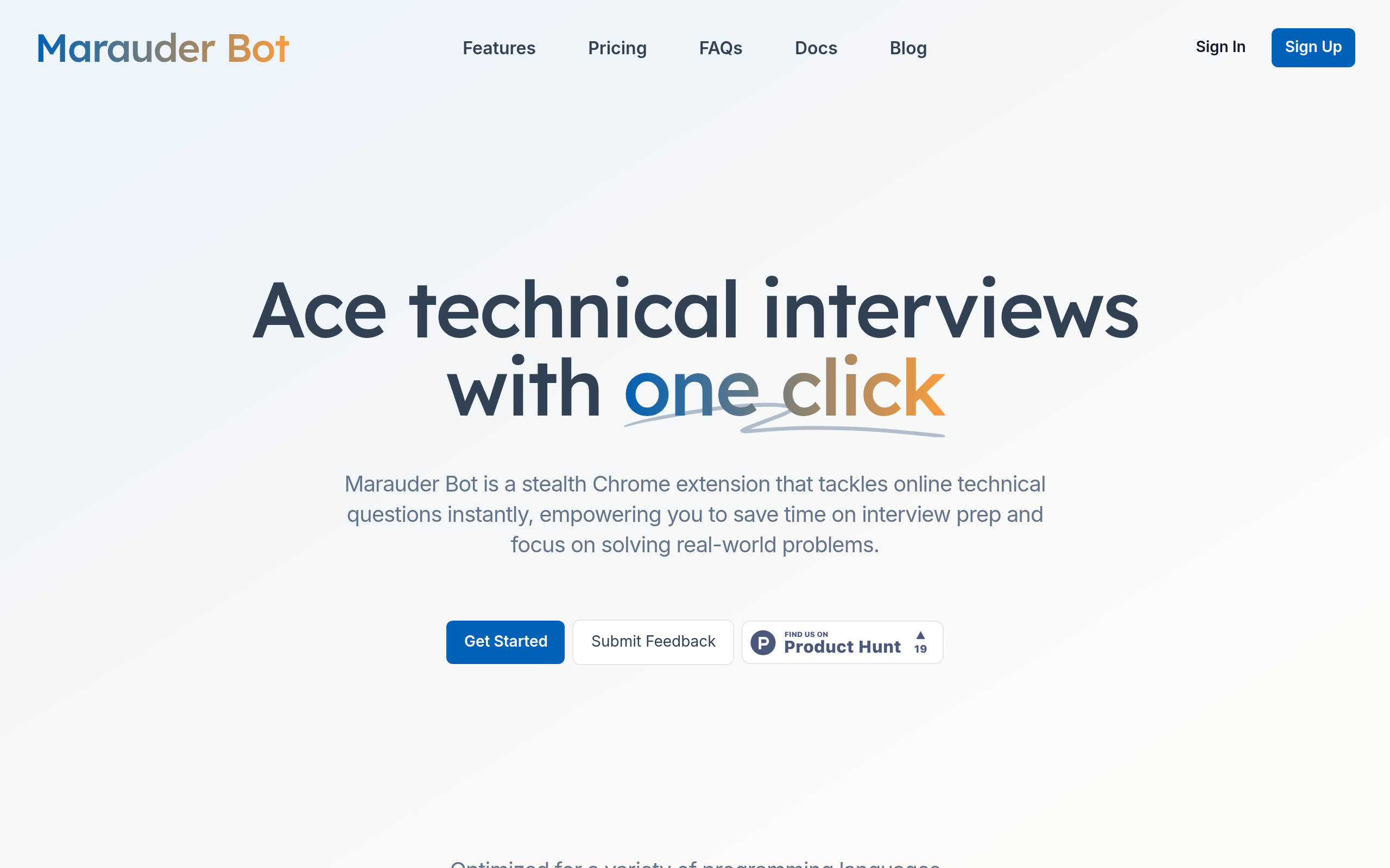 Marauder Bot - Free AI Code Assistant | ListYourTool